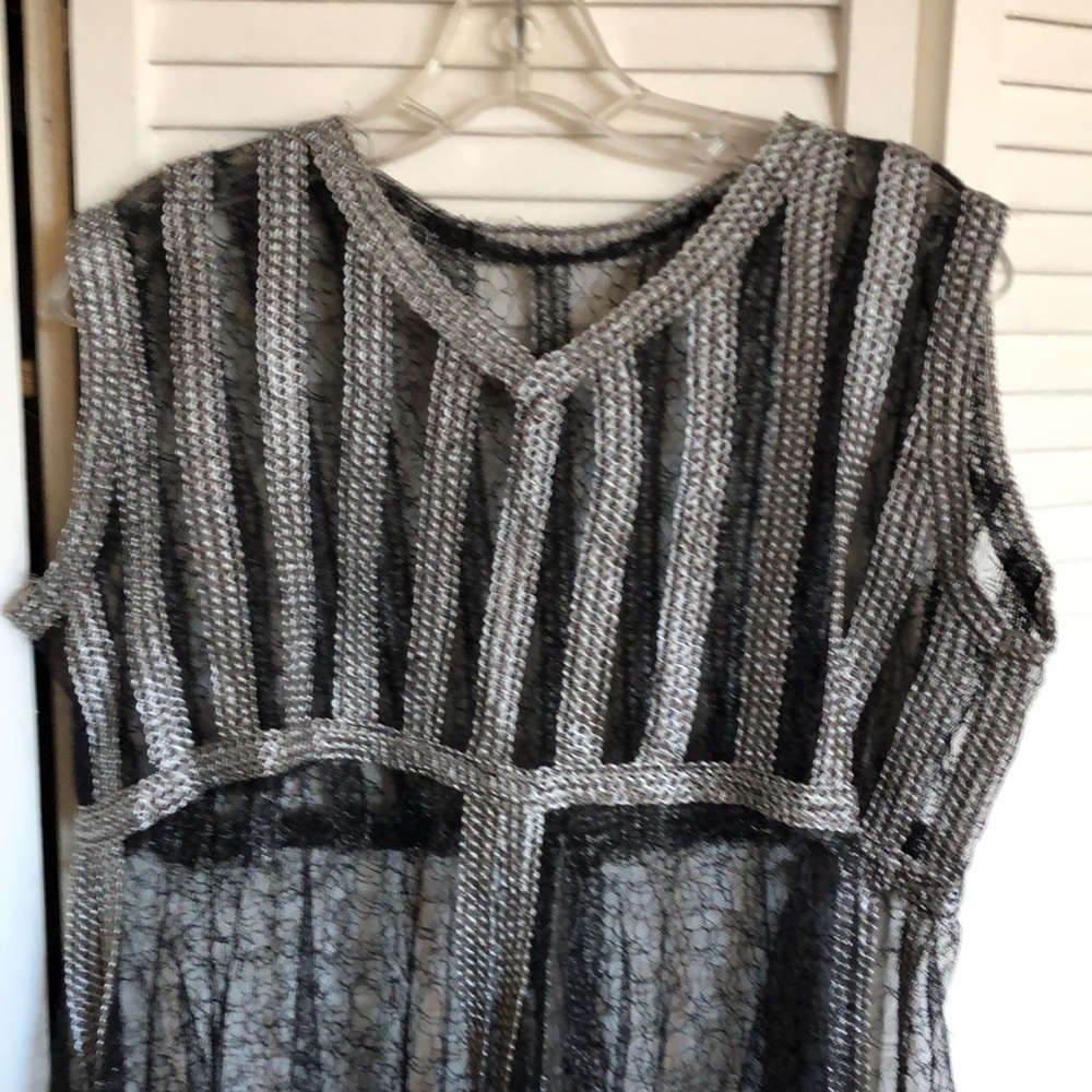 Vintage Early 2000s Sheer Overlay - Gem